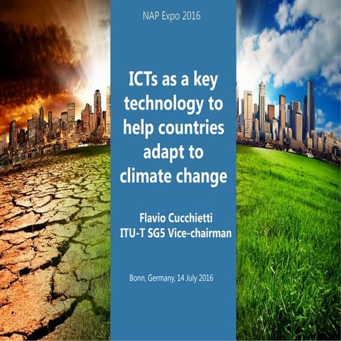 ICTs as a key technology to help countries adapt to climate change | PDF
