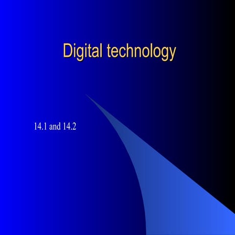 14 | PPT | Digital Audio | Computer Software and Applications