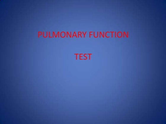 Spirometry Pptx Lung And Respiratory Health Diseases And Conditions