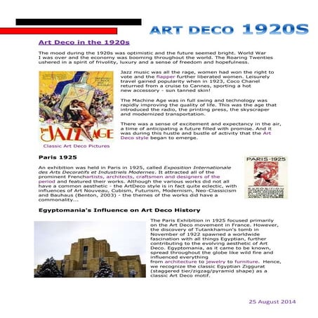 14. art deco in the 1920s | DOCX