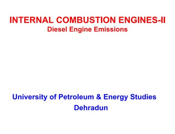 Combustion chambers in si engines | PPT