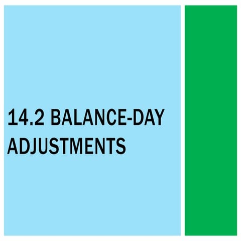 14.2 Balance-day adjustments | PPTX