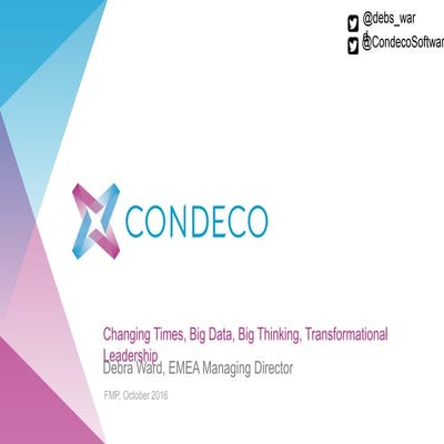 Debra Ward - MD, Condeco Software | PPTX