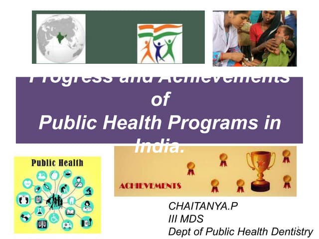 National health programme | PPTX