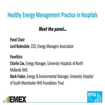 Healthy Energy Management Practice in Hospitals | PDF | Power and ...