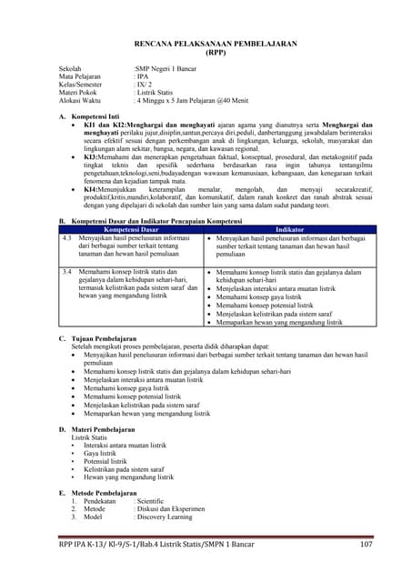 rpp deep learning IPA smp kelas tujuh.docx