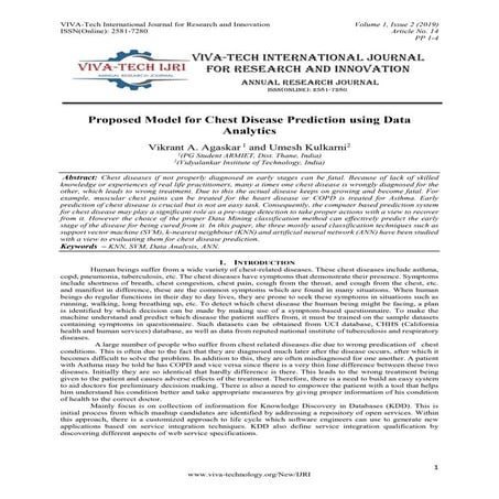 “Detection of Diseases using Machine Learning” | PDF