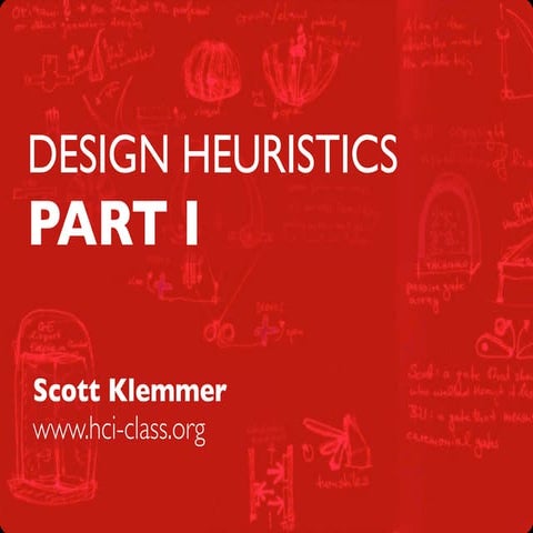 Design heuristics 1 | PDF
