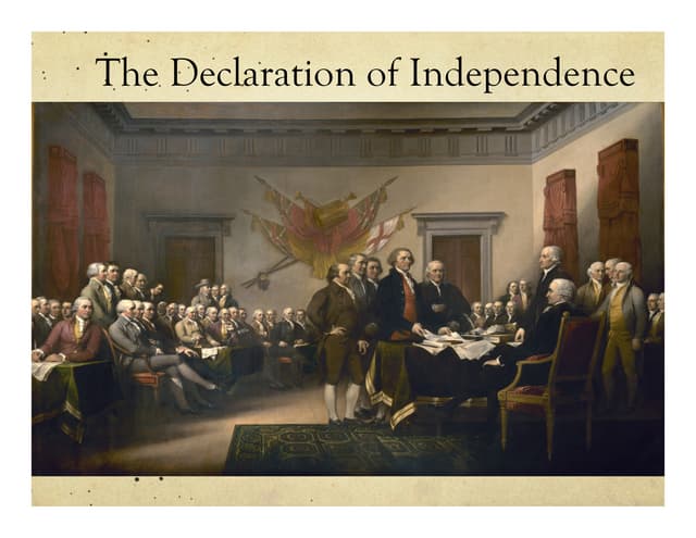 Declaration of independence | PPT
