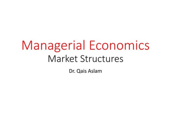 Market structure | PPT