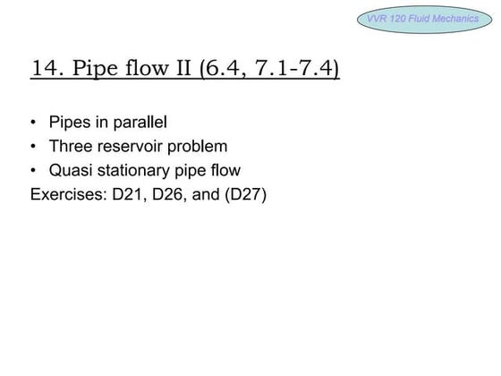 Solved problems pipe flow final 1.doc | Physics | Science