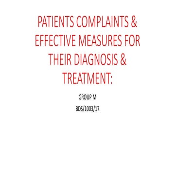 14. PD Patients Complaints after deliver | PPTX