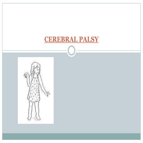 14. Cerebral palsy.pptx with it's course | PPTX