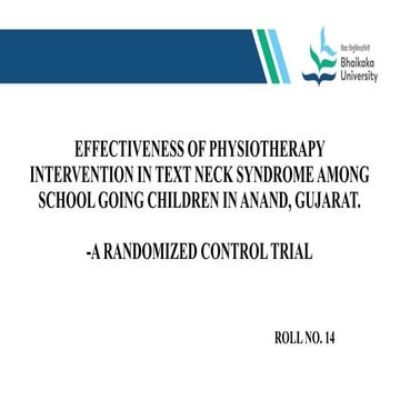 TEXT NECK SYNDROME IN SCHOOL GOING CHILDREN.pptx
