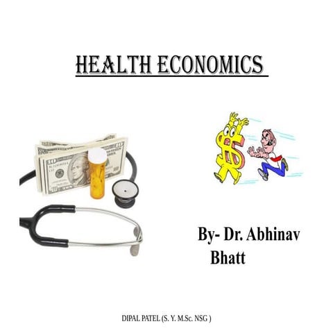 Concepts in health economics | PPTX