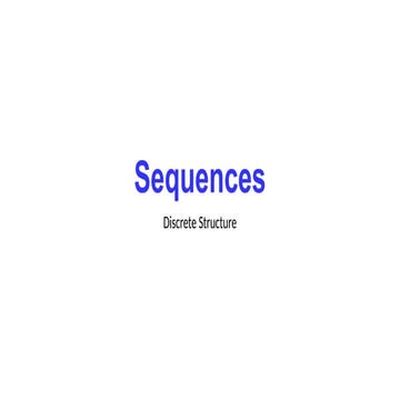 14. Sequences.pptx sequences and it's explanation | PPTX