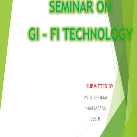 gi-fi technology | PPT