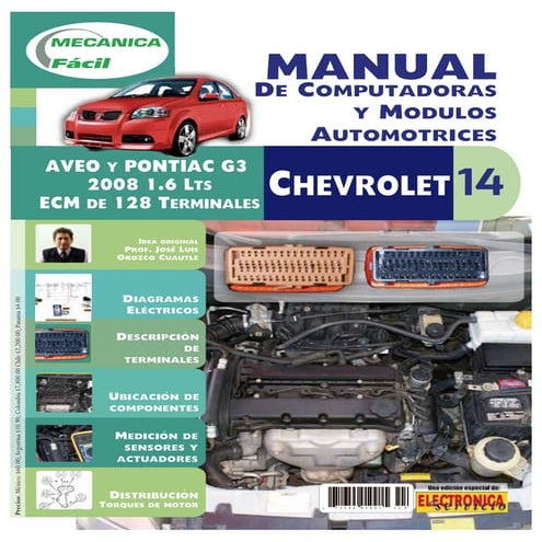14 chevrolet aveo y pontiac g3 2008 1.6 lt 128 terminales | PDF