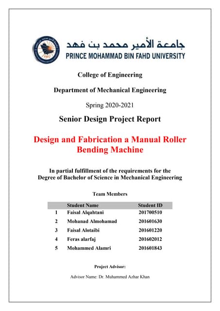 Final Year Project Report Sample for Engineers - IIT and State ...