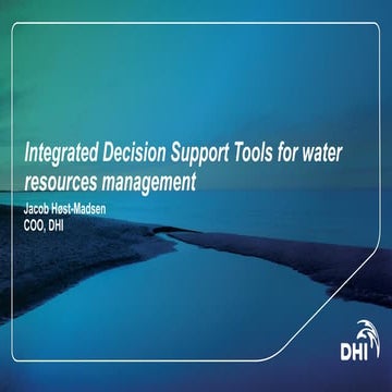 14 - DHI - Integrated Decision support tools for water resources ...