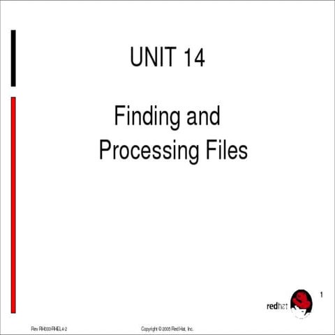 Using Find operation in LINUX | PPT