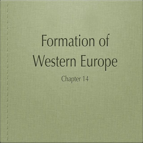 14 Formation Of Western Europe | ZIP