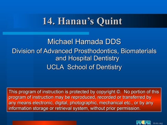 15.concepts of complete denture occlusion | PPT
