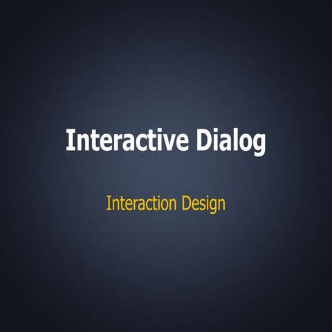 14.interaction design | PPTX