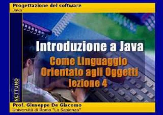 Lezione 05 Java - Ereditarietà e suo uso | PPT