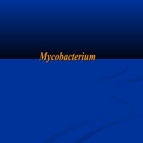 14 mycobacteria | PPT | Infectious Diseases | Diseases and Conditions