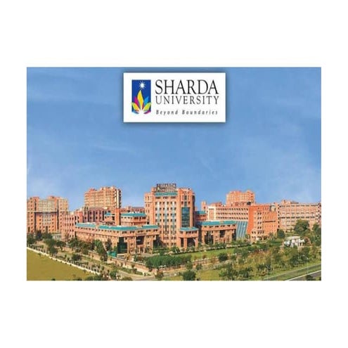 Sharda university | PDF