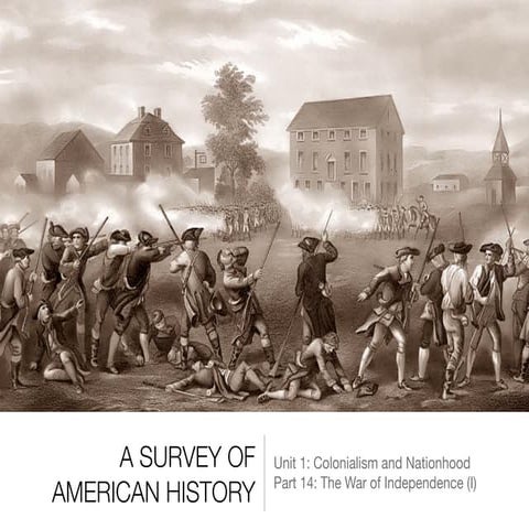 14 The War of Independence (I) | PDF