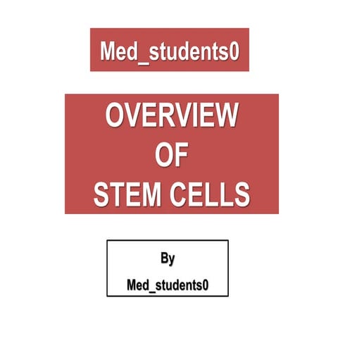 Stem Cells | PPT