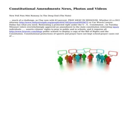 Constitutional Amendments News, Photos and Videos | PDF