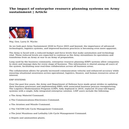 Strategic Vision for the U.S. Army Signal Corps | DOCX