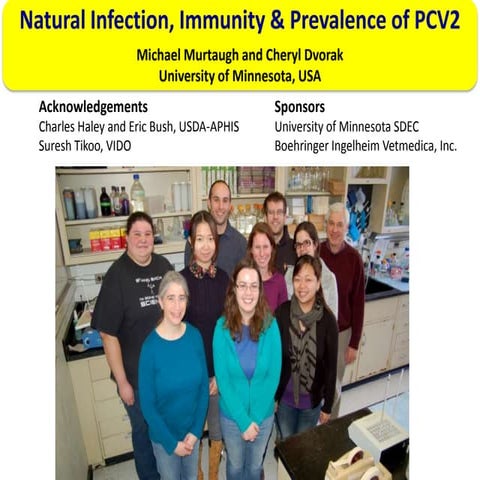 Dr. Michael Murtaugh and Dr. Cheryl Dvorak - Natural Infection ...