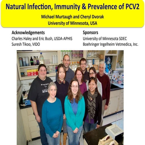 Dr. Michael Murtaugh and Dr. Cheryl Dvorak - Natural Infection ...