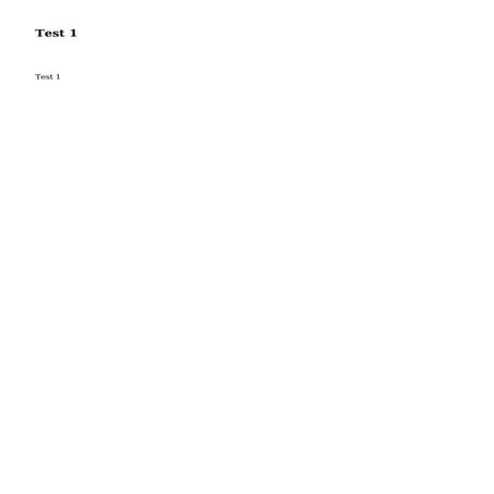 Test 1 | PPT
