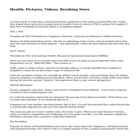 Eating disorders psa compilation | PPTX
