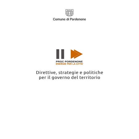 PRGC Pordenone, direttive strategie politiche | PDF | Environment | Science