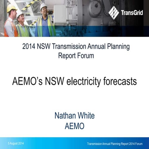 2014 Transmission Annual Planning Report - AEMO NSW forecast | PPTX ...