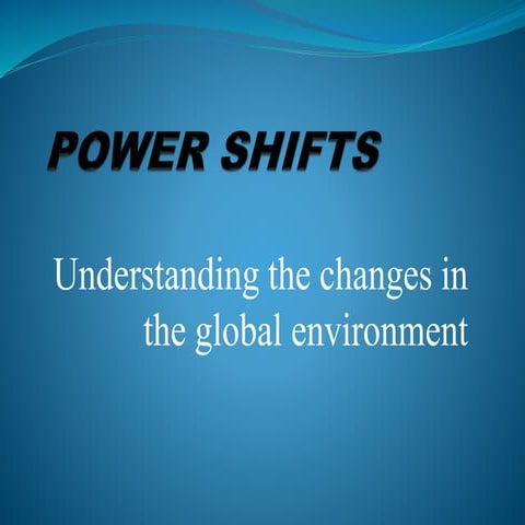 POWER SHIFTS.final09 | PPT