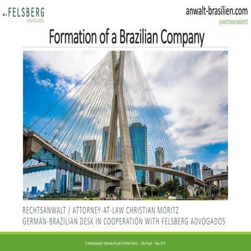 Formation of a Brazilian company | PDF
