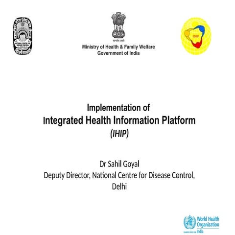 Integrated Health Information Portal IHIP | PPTX