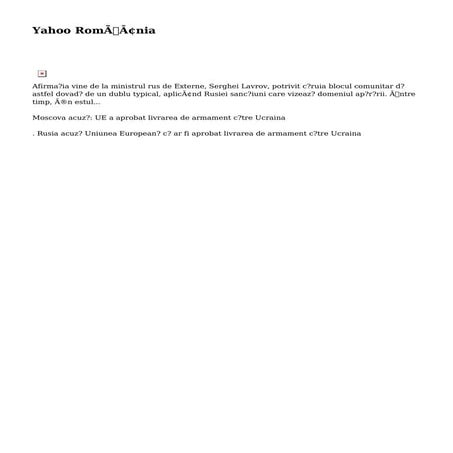 Yahoo România | PDF