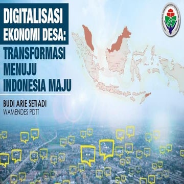 Digitalisai Ekonomi Desa: Transformasi Menuju Indonesia Maju | PDF
