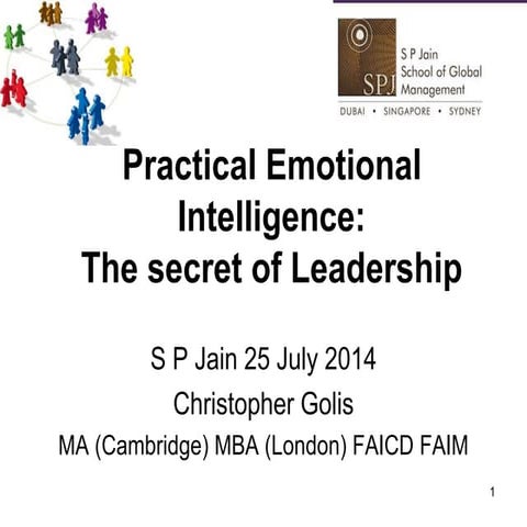 The Secret of Leadership: Practical Emotional Intelligence | PPT