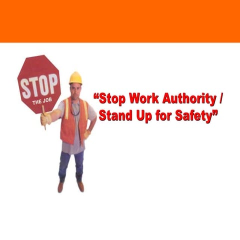 Stop work policy for all staff reference | PPT