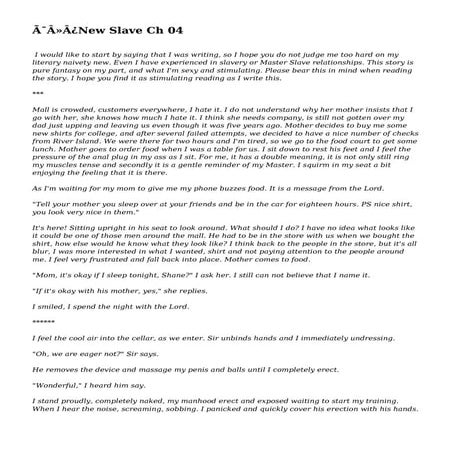 New Slave Ch 04 | PDF