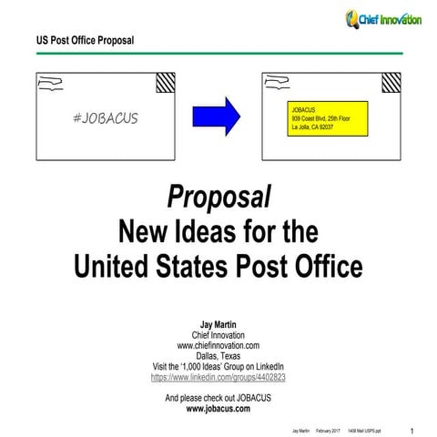 United States Post Office (USPS) - New Ideas for 21st Century | PPT